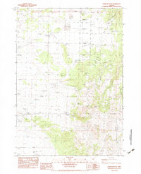 Hi-Res Interactive Map of Hampton Butte, Crook County, OR in 1983 | Pastmaps